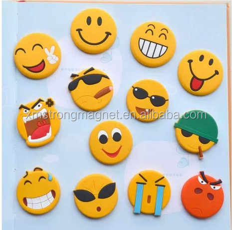 New Smile Face Smiling Lovely Cartoon Personality Whiteboard Magnet ...