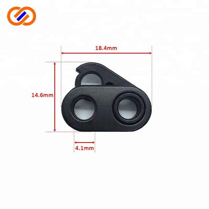 Yongxin Alloy Metal Double Hole Cord Lock Toggles for Garments