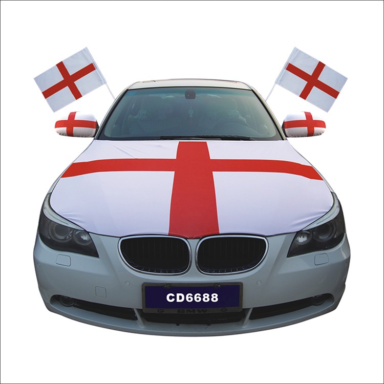 Custom Car Hood Flag - Waterproof & Portable Design