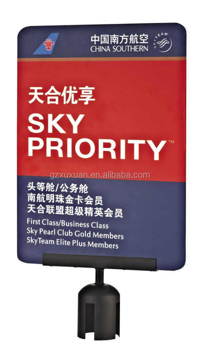 A4 Brass Signage Post for Outdoor Metal Signage, OEM Available