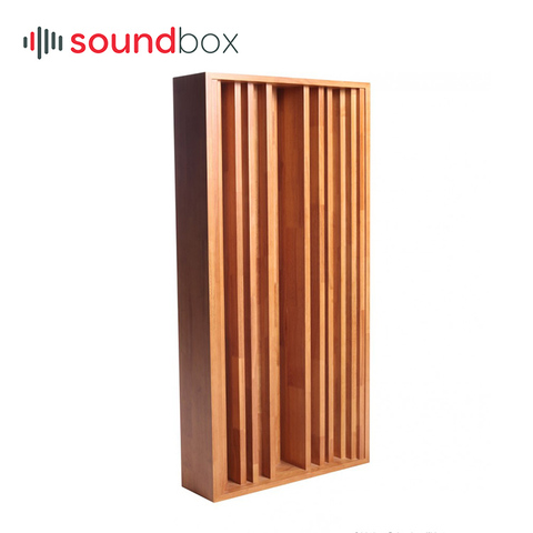 Curved wooden acoustic sound diffuser absorption wood diffuser board ...