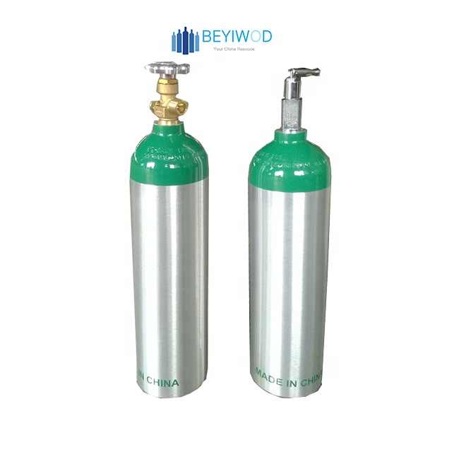 Small Portable Aluminum Oxygen Cylinder for Medical Use