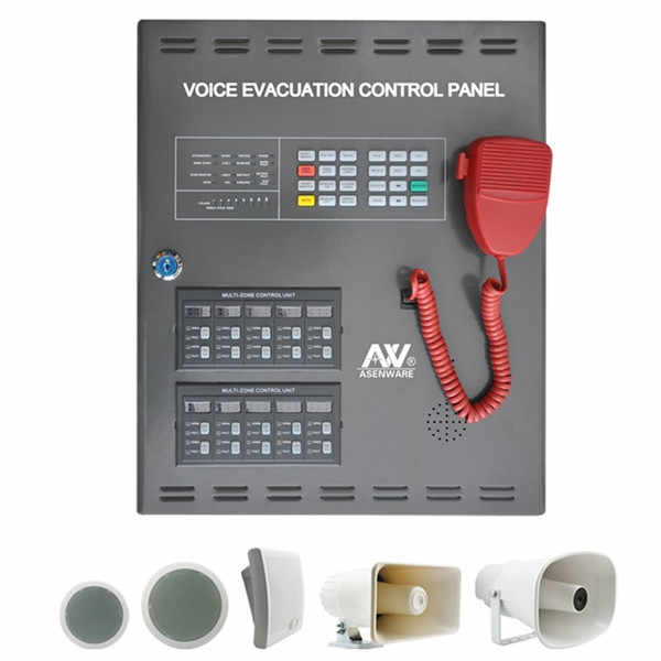 Automatic Emergency Voice Evacuation System Compatible With Fire Alarm ...