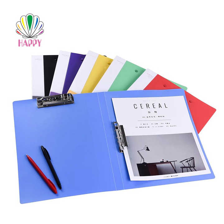 Simple Design PP Office Report A4 Paper Types of Plastic File Folder