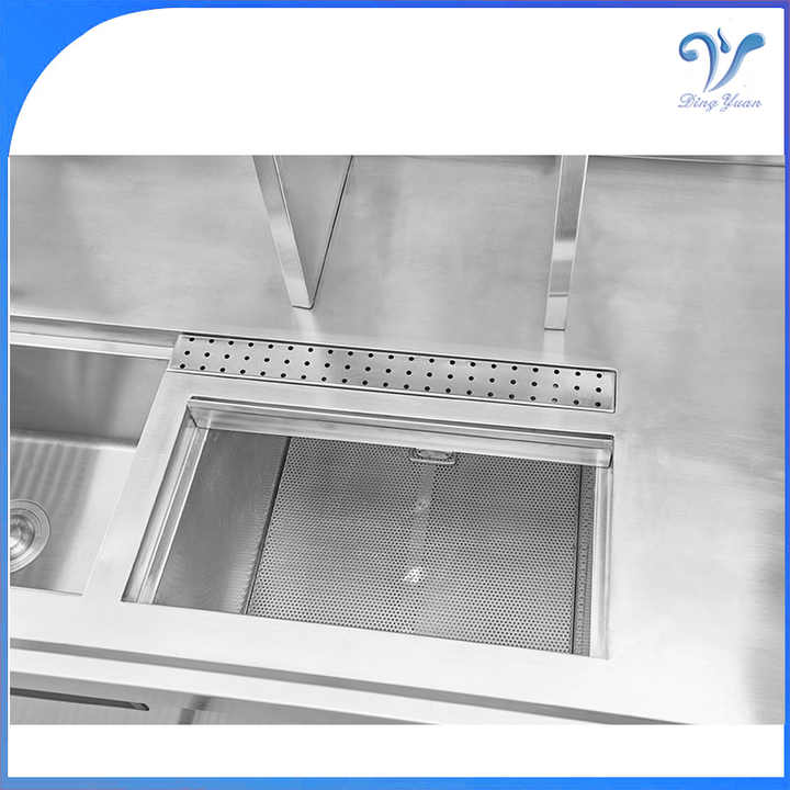 Stainless Steel Bubble Tea Counter - Durable & Versatile