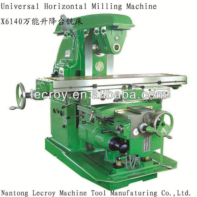 Mesin Freis X63W Metal Machining, 18 Feed, Tipe Horizontal, Baru