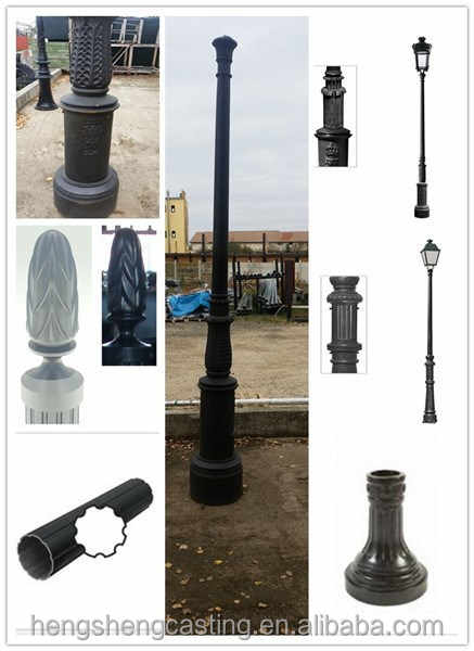 Durable Cast Aluminum Decorative Street Lighting Pole Base
