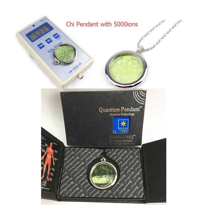 Wholesale Bio Glass Quantum Scalar Energy Necklace 5000ions Power ...