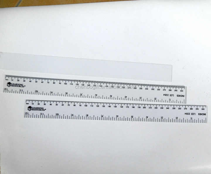 Custom Made Flexible PVC Ruler - 30cm Plastic Ruler