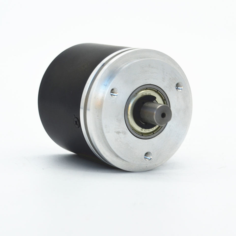 Donghe High Performance 58mm Incremental Solid Shaft Encoder Dc Motor ...
