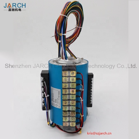 High speed 360 Rotating Electric PCB Pancake slip ring ultra thin 6mm ...