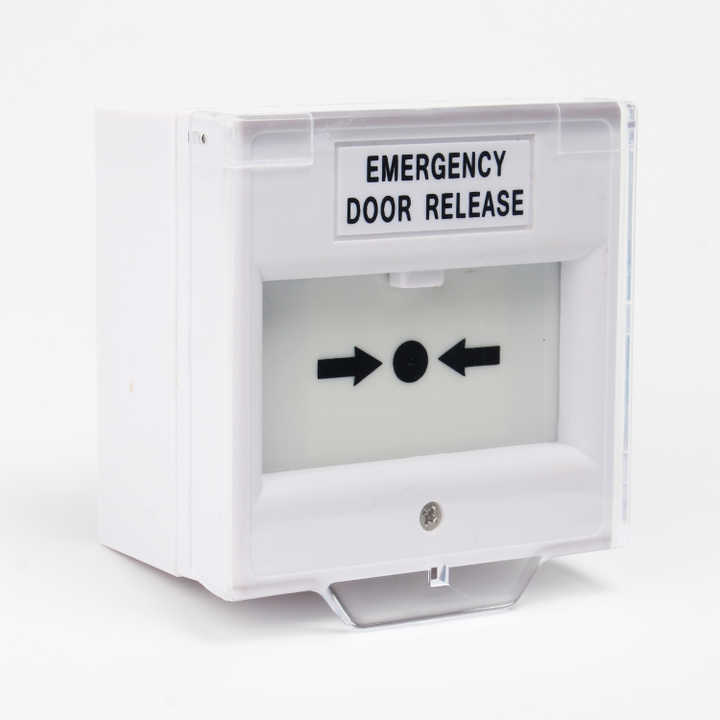 White Pull Station - Emergency Break Glass Switch