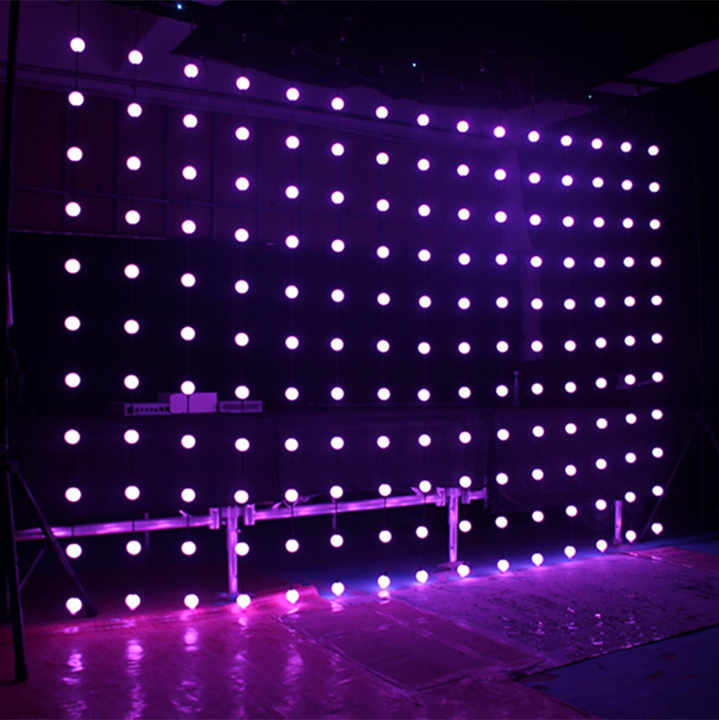 360 DMX RGB Matrix Cube Clear Frosted Ball Lamp - 2years Warranty