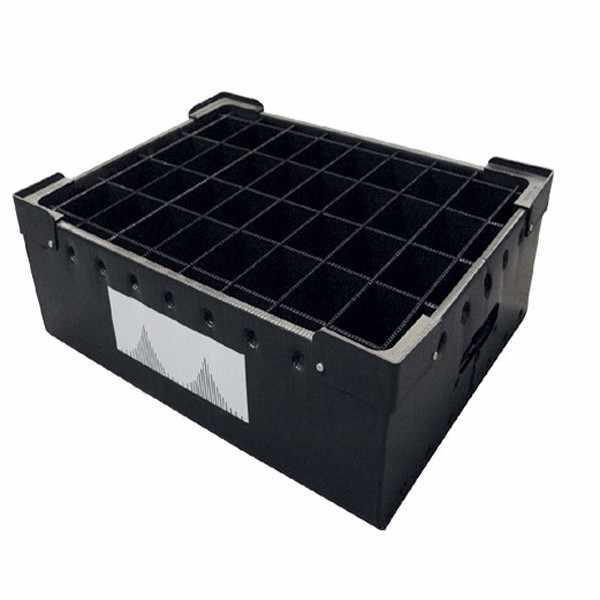 Anti-static Conductive Esd Black Pp Corrugated Plastic Storage Boxes ...