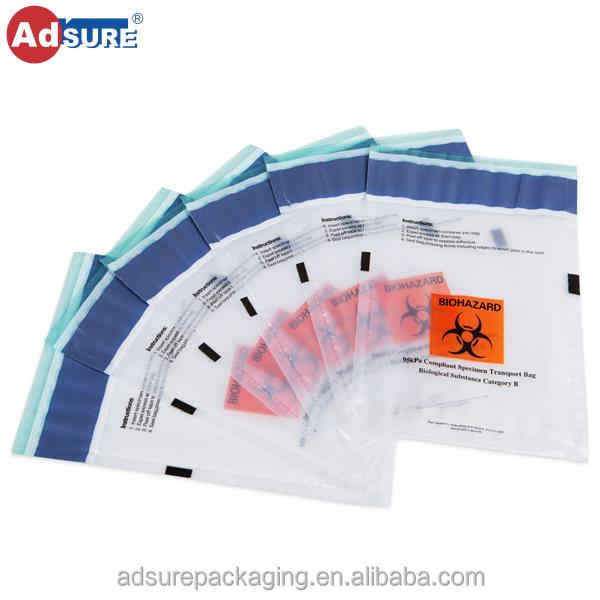 Autoclave Resistant Biohazard Plastic Bag/Medicine Envelope/HDPE ...