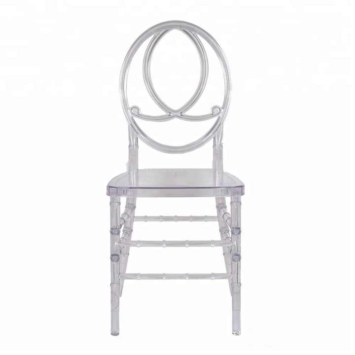 Modern Transparent Plastic Chiavari Phoenix Wedding Chairs