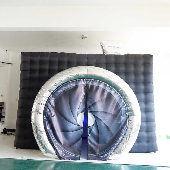 Black Inflatable Photo Booth Tent - Enjoyable & Customized