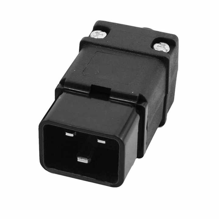 IEC 320 C19 C20 Male Female Plug Power Cable Extension Panel Power ...