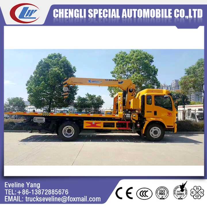 5 Tons Crane Tow Truck - High Lifting Capacity & Durability