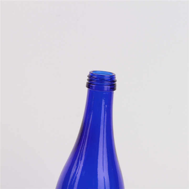 Cobalt Blue Glass Water Bottle - Mineral Water Solution