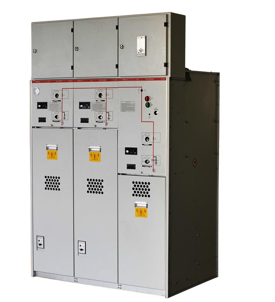 20kV 24kV SF6 Gas Insulated Ring Main Unit Switchgear RMU,CCVV 4 way: 2 ...