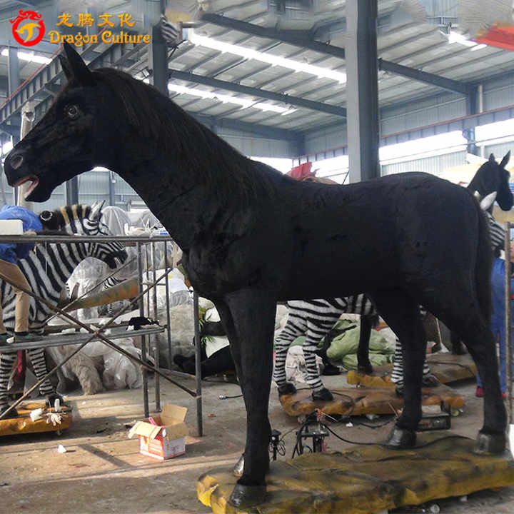 Amusement Park Zoo Model Artificial Animatronics Lifesize Robot Horse