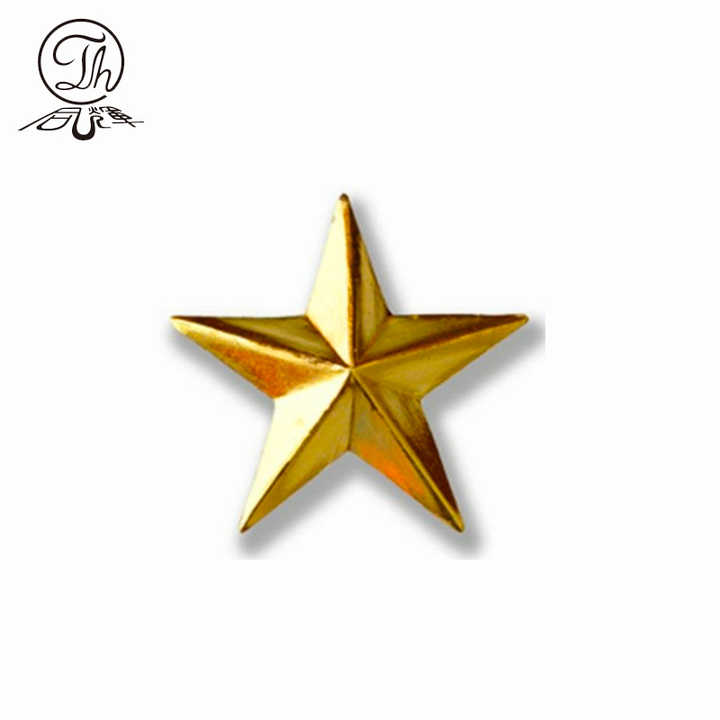 Custom Gold 3D Star Pin Emblem Badges - Perfect Promotional Gifts