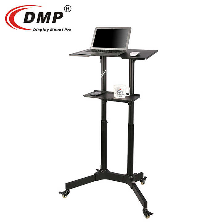Pneumatic Height Adjustable Rolling Mobile Workstation