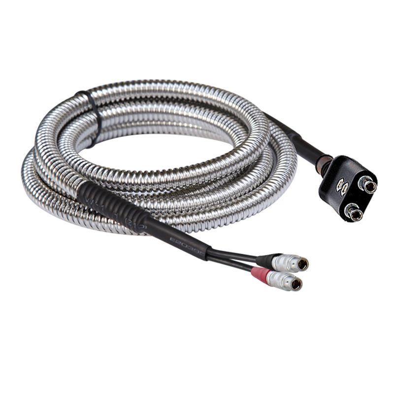 OEM Lemo 00 Dual Plug Cable - Reliable Ultrasonic Probe Connector