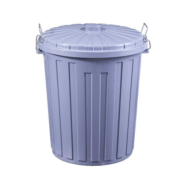 Big Size Plastic Garbage Pail with Cover - 75L Capacity