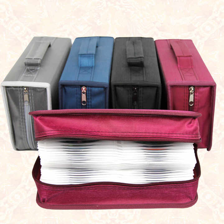 Waterproof Storage CD DVD Bag With Zipper Fashion CD Wallet/CD Pouch ...