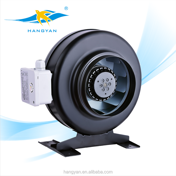 4 Inch Small Size Exhaust Fan - 100W Centrifugal Duct Fan