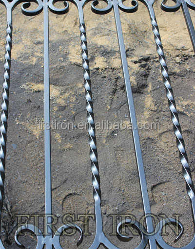 Grape Vine Design Wrought Iron Hand Railings - Secure & Stylish