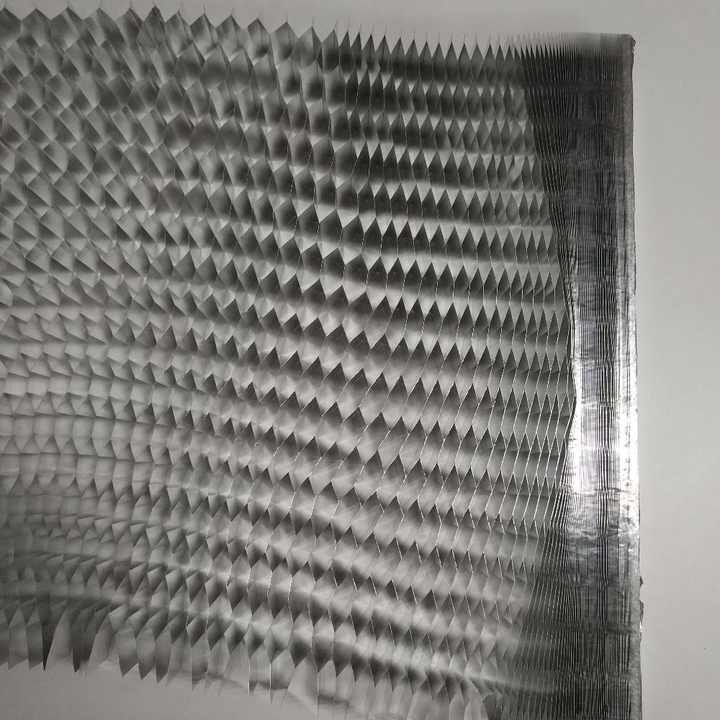 Fireproof corrugated Aluminum core/honeycomb /corrugated composite ...
