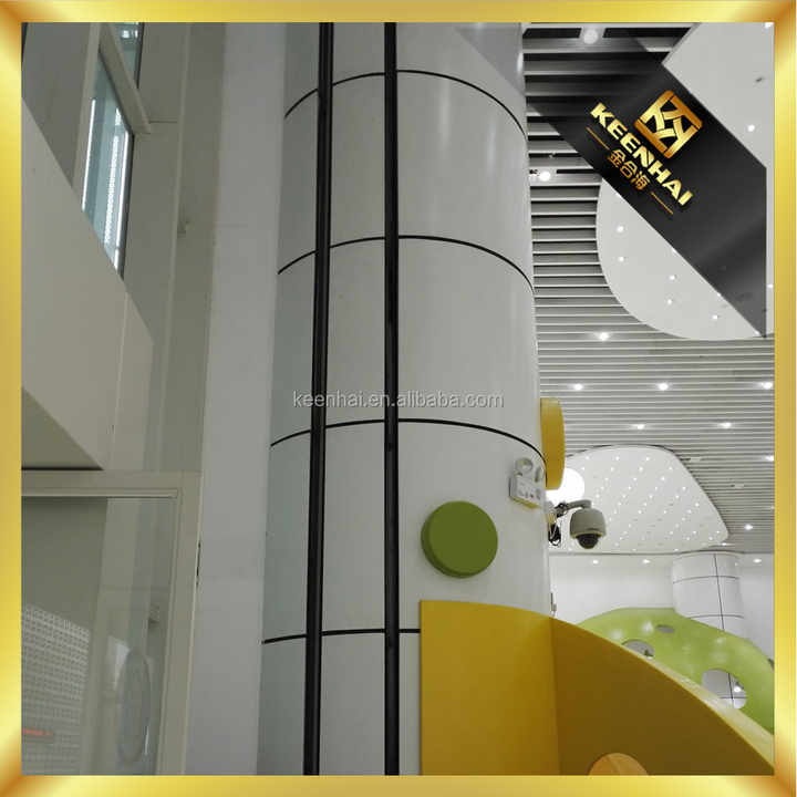 Aluminum Column Cladding for Modern Interior Decoration