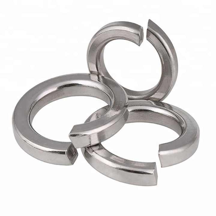 M6 SUS304 316 316L Stainless Steel Spring Washer DIN7980