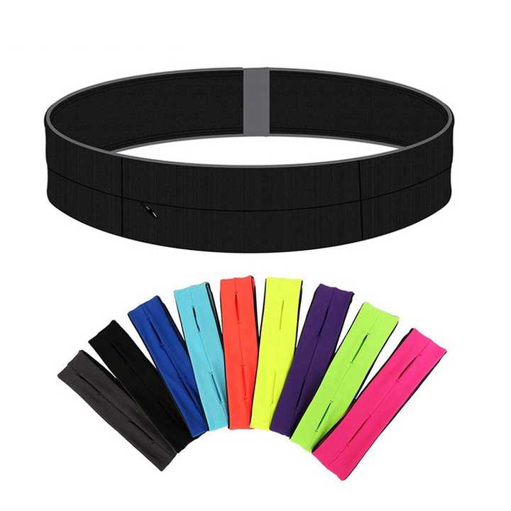 Unisex Microfiber Material Key Pouch Gym Belt Fitness Cell Phone Bag ...