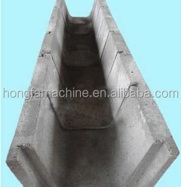 China Best U Shape Concrete Water Drainage Channel Making Machine