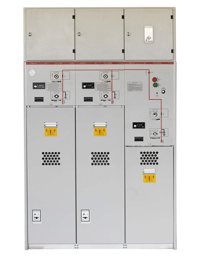 20kV 24kV SF6 Gas Insulated Ring Main Unit Switchgear RMU,CCVV 4 way: 2 ...