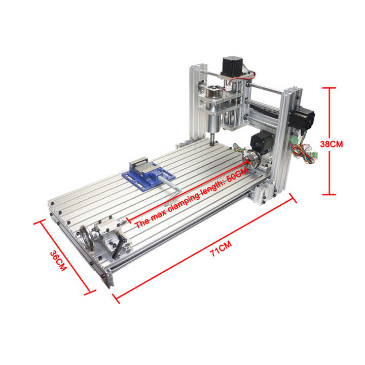 DIY CNC Router 3060 5axis Metal Mini Cnc Milling Machine for Pcb ...