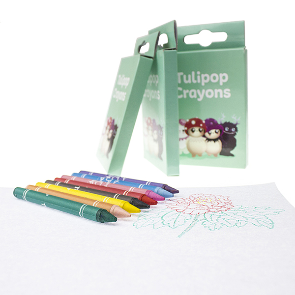 No tóxico 3,5 pulgadas niños 6 uds divertido juego de crayones de cera ...