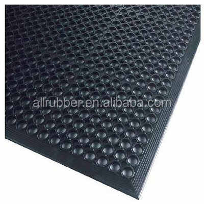 Outdoor Rubber Drainage Hole Mat - Durable & Anti-slip