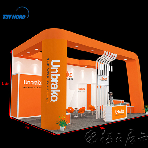 Customized new Design quckily set up Easy Assembly Wooden Exhibition ...