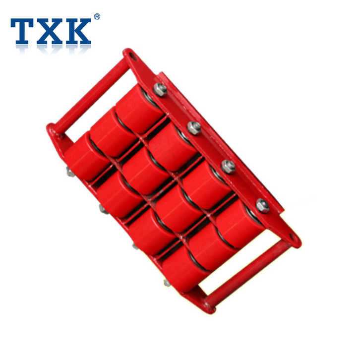 12 Wheels Portable Transport Roller Skates Cargo Tanks Trolley
