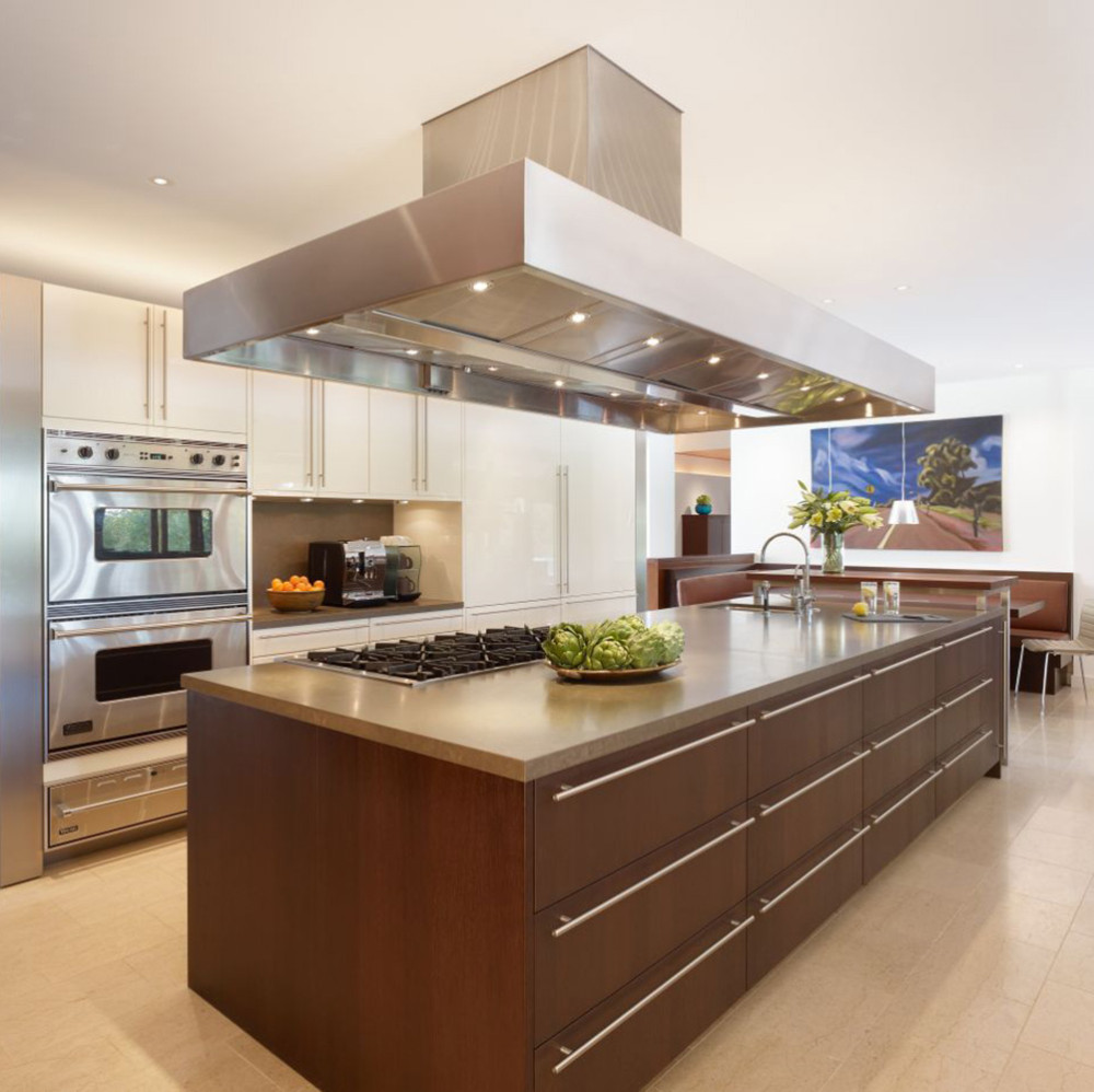 Polyester Plywood Kitchen Cabinets - Modern & Durable Design