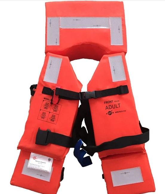 Foldable Life Jacket RSCY-A9 - 155N Buoyancy & Orange Color