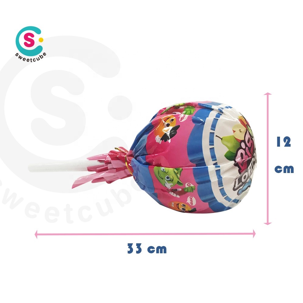 Giant Lollipop - Multi-Colored Fruit-Flavored Hard Candy