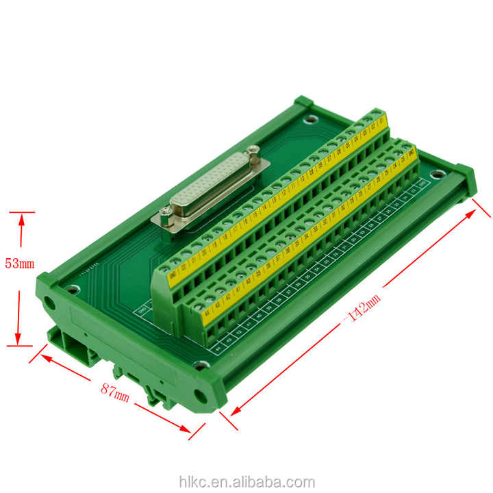 D-sub Db44hd Female Header Breakout Board Terminal Block Dsub Db44 ...