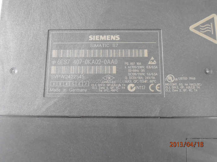 Siemens PLC SIMATIC S7-400 блок питания PS407 6ES7407-0KA02-0AA0 ...