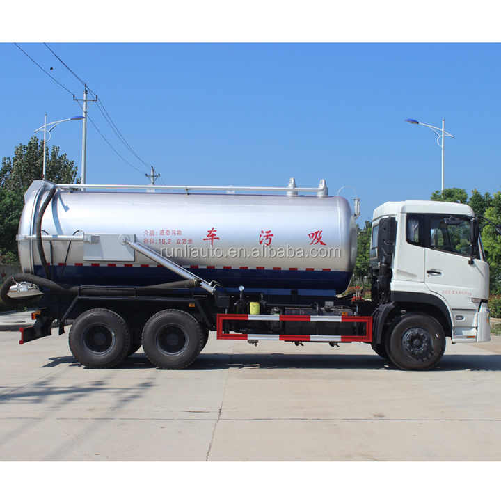 Camiones de tanque séptico de alcantarillado al vacío, equipo urbano ...